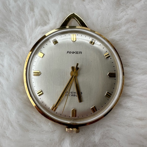 Anker | Accessories | Anker 4k Gold Pocket Watch | Poshmark